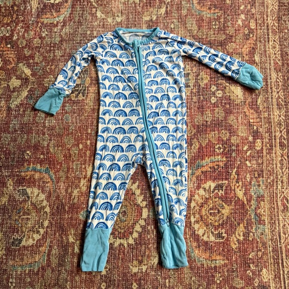 Little Sleepies | One Pieces | Little Sleepies 36 Months Blue And White ...